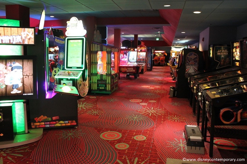 Inside of Arcade | Disney's Contemporary Resort Fan Site