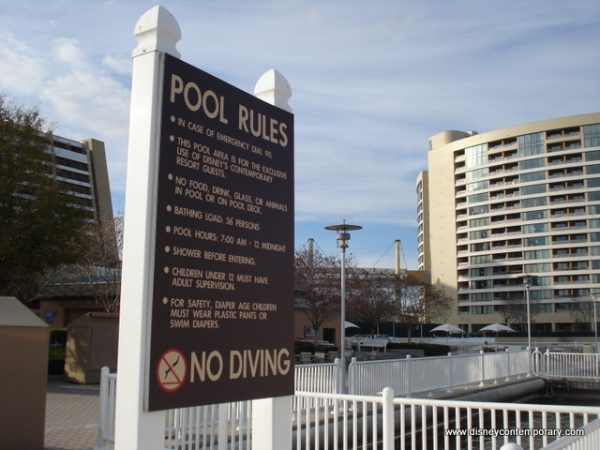 Disney Contemporary Resort Pools | Disney's Contemporary Resort Fan Site
