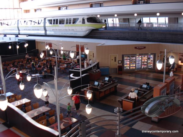 Contempo Cafe with Monorail | Disney's Contemporary Resort Fan Site