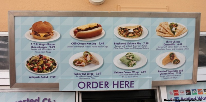 Sand Bar Food Menu | Disney's Contemporary Resort Fan Site